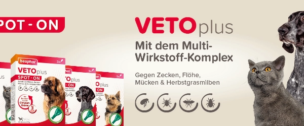 VETOplus SPOT-ON für Deinen Hund und Deine Katze - Beaphar